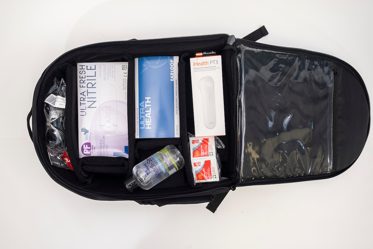 Temperature screening kit