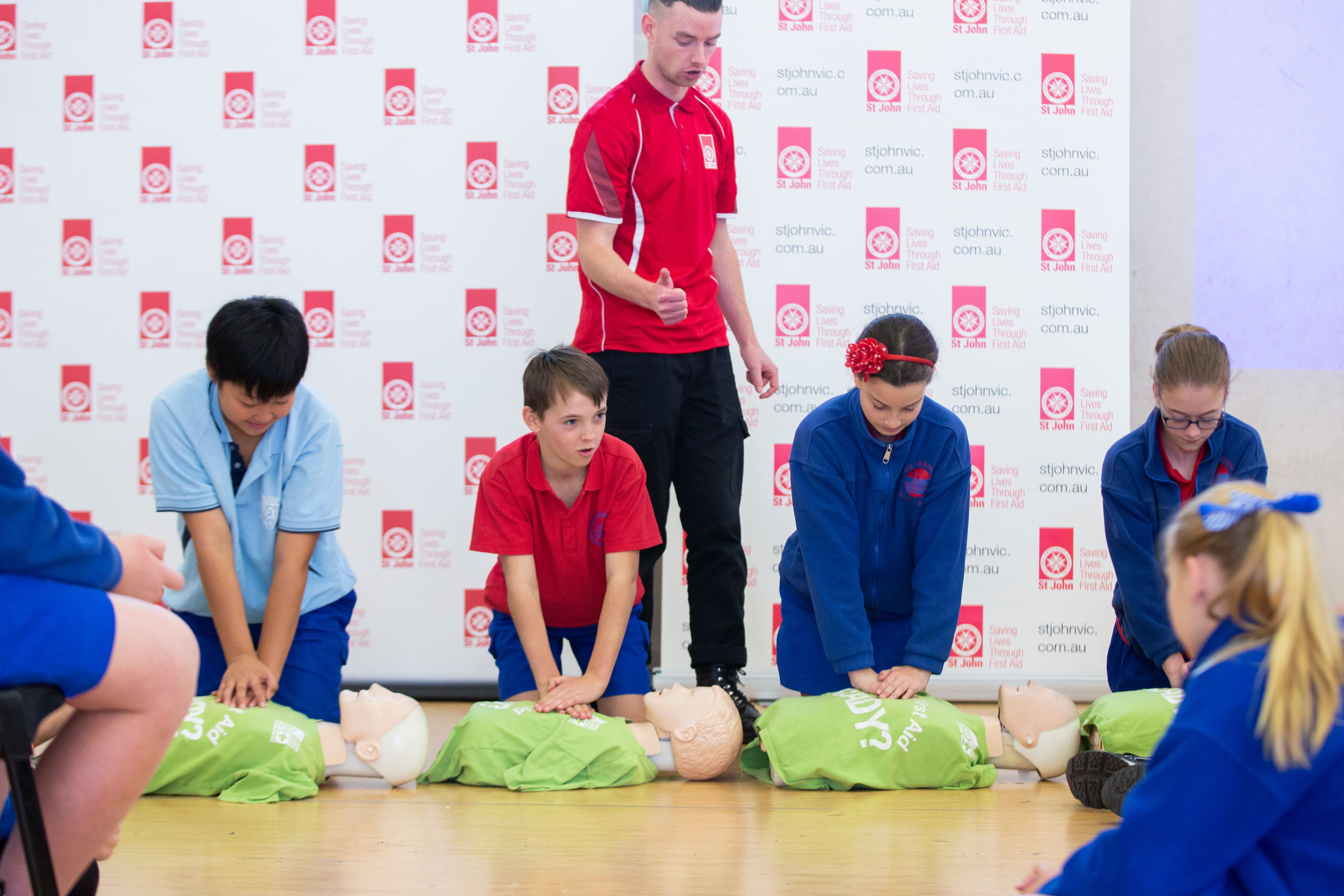 First Aid Training for Primary & High Schools | St John Ambulance Australia